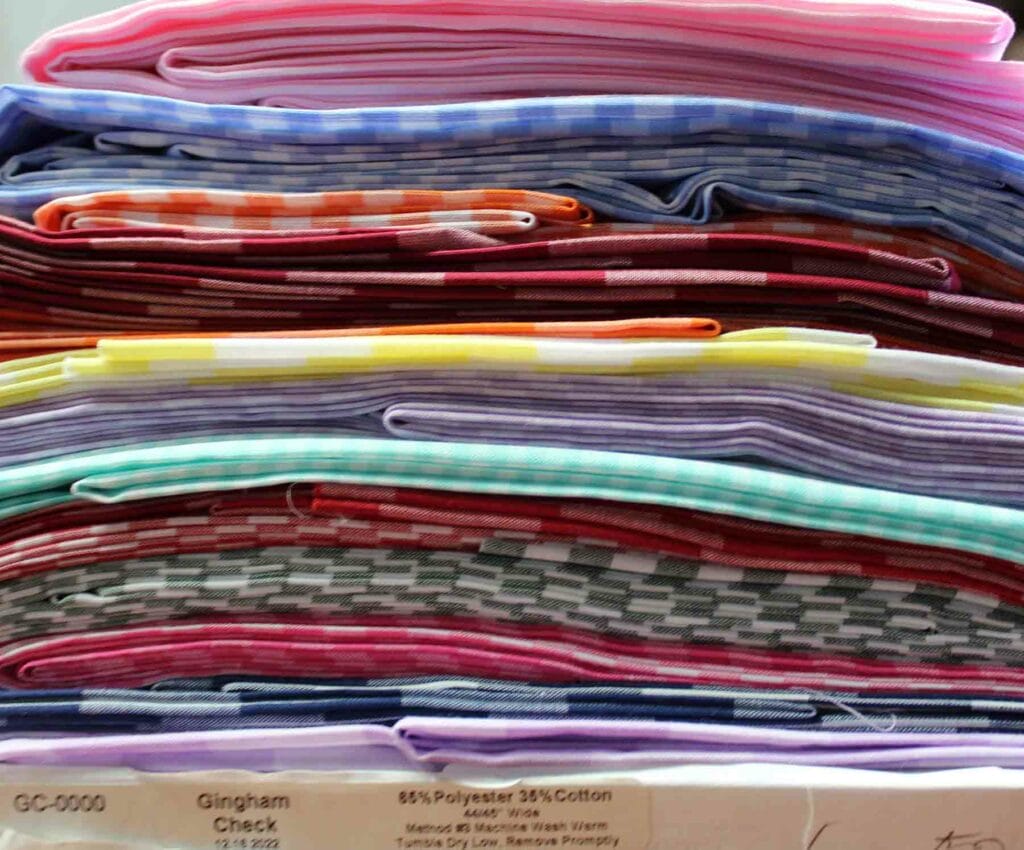 Flat Fold Bundle: 60" Gingham Check - Richlin Fabrics