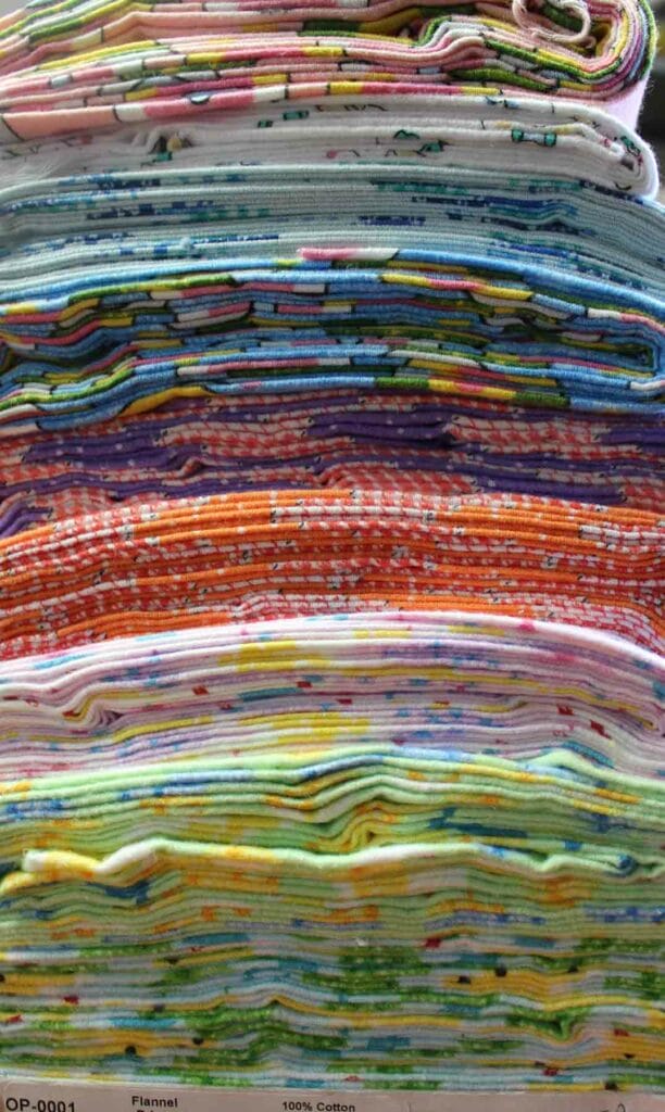 Flat Fold Bundle: 45" Cotton Flannel Prints - Richlin Fabrics